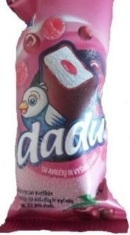 DADU - Raspberry and Cherry sweet curd bars-45g (in box 18). Jolly Grocer