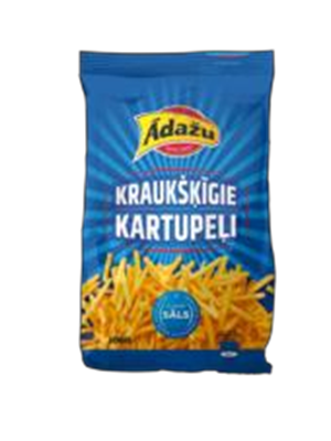 ADAZU - Crisps potato sticks salt 100g (in box 28). Jolly Grocer