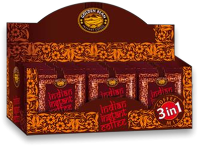 Indian Instant Coffee 3in1, 18g (box*30). Jolly Grocer