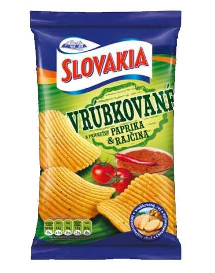 SLOVAKIA CHIPS PAPRIKA 75g (in box 15). Jolly Grocer