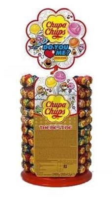 LOLLY POP CHUPA CHUPS BEST OF-WHEEL 12g (in box 200). Jolly Grocer