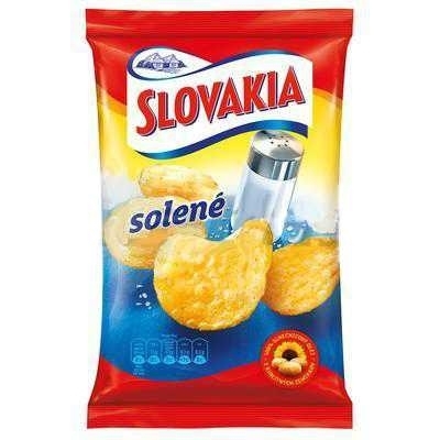 SLOVAKIA CRISPS SALTED 75g (in box 15). Jolly Grocer