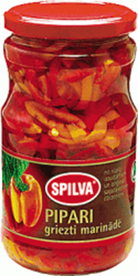 SPILVA - Pickled Paprika Slices 720ml. Jolly Grocer