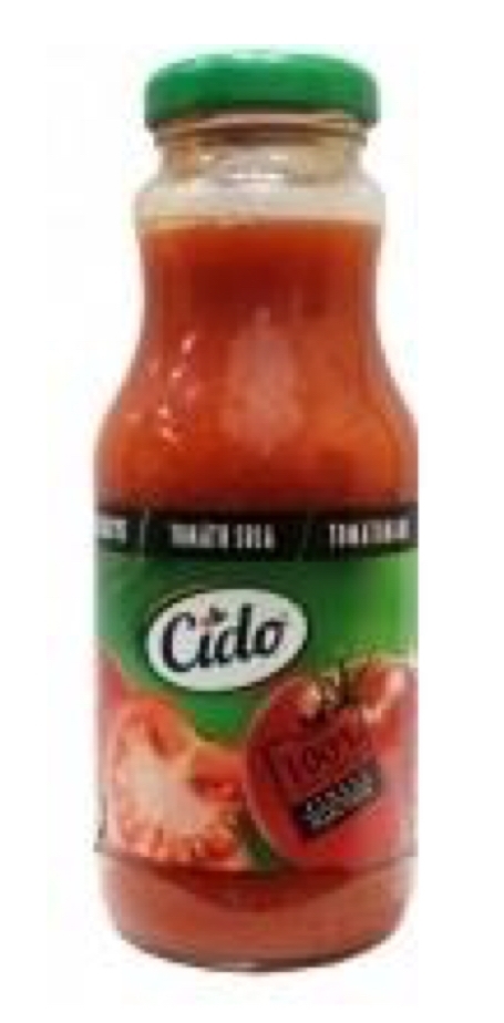 CIDO - Tomato juice 0,25 L (in box 15). Jolly Grocer
