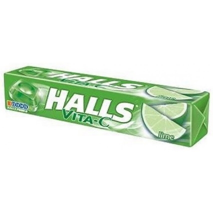 Halls Lime (in box 10). Jolly Grocer