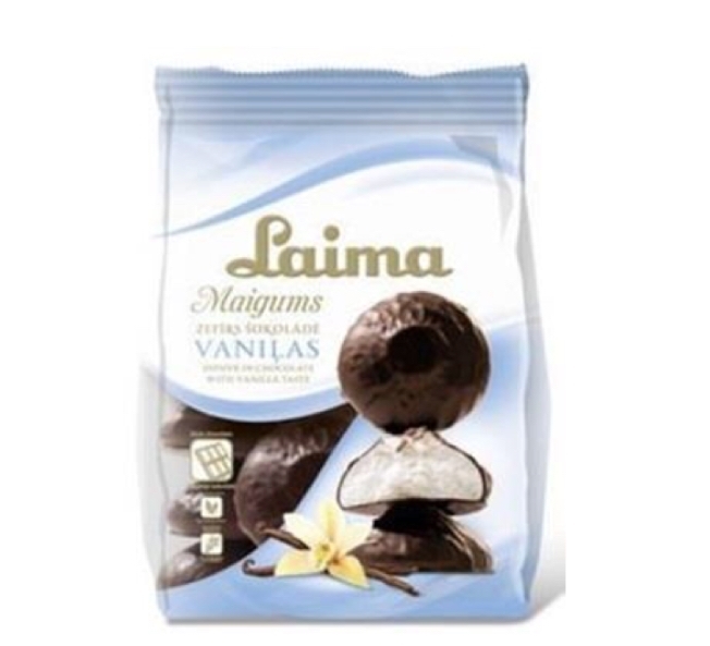LAIMA - MAIGUMS vanilla zephyr/marshmallow in chocolate glaze in bag ...