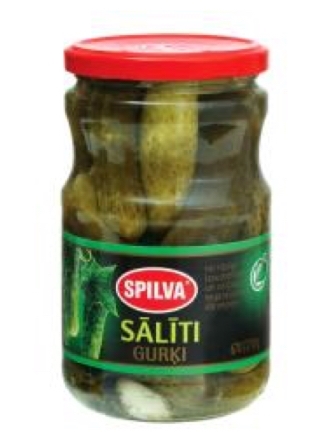 SPILVA - Salted Cucumber 720ml. Jolly Grocer