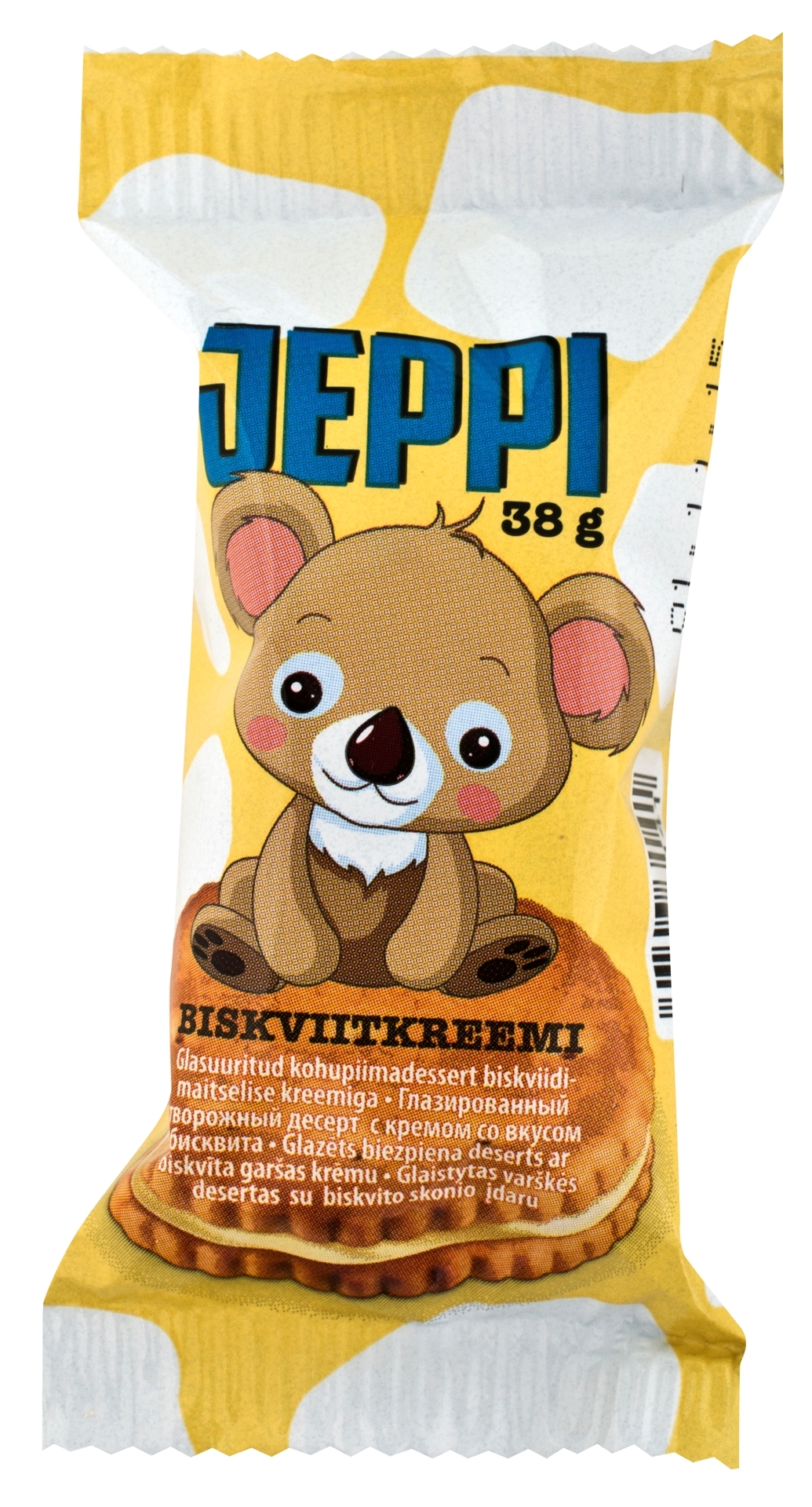 Farmi - "Jeppi" Glazed curd dessert with biscuit flavored filling, 38g ...