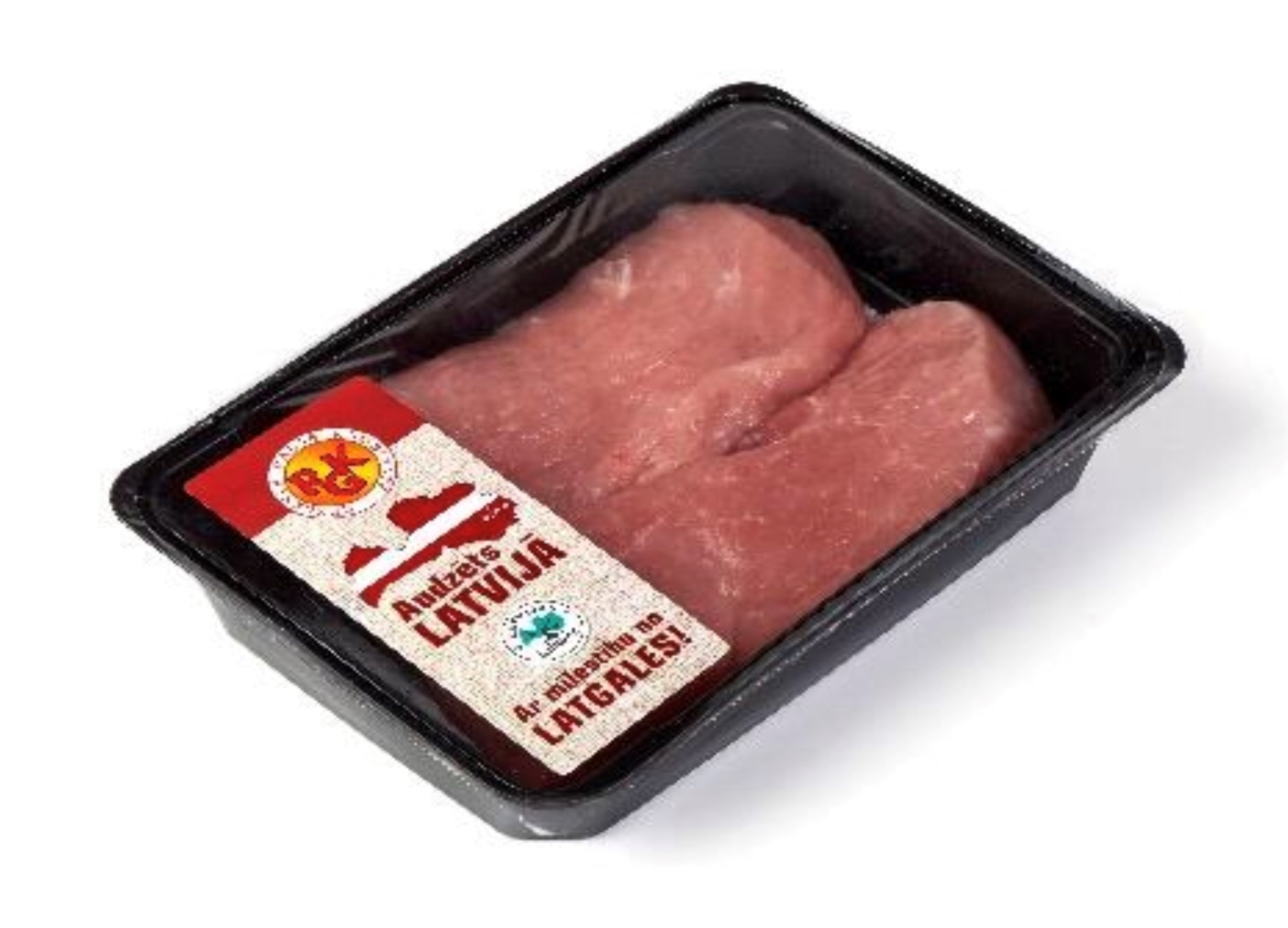 RGK - Pork rump boneless, rindless, frozen 440g (in box 9). Jolly Grocer