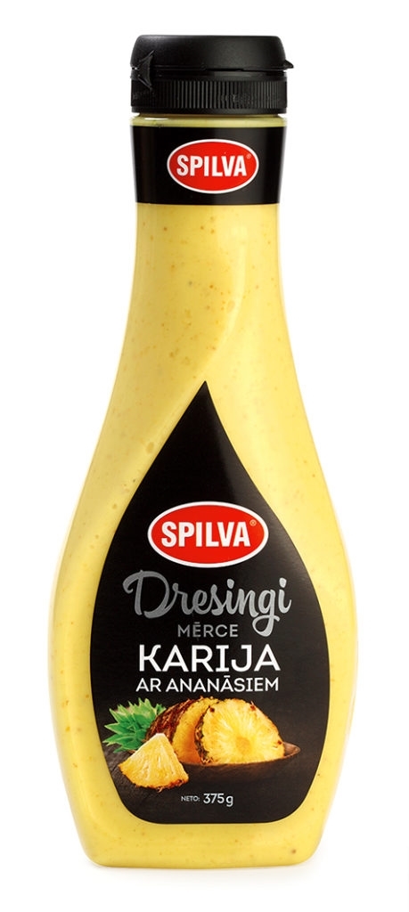 SPILVA - Curry dressing with pineapple 380 ml (In box 6). Jolly Grocer