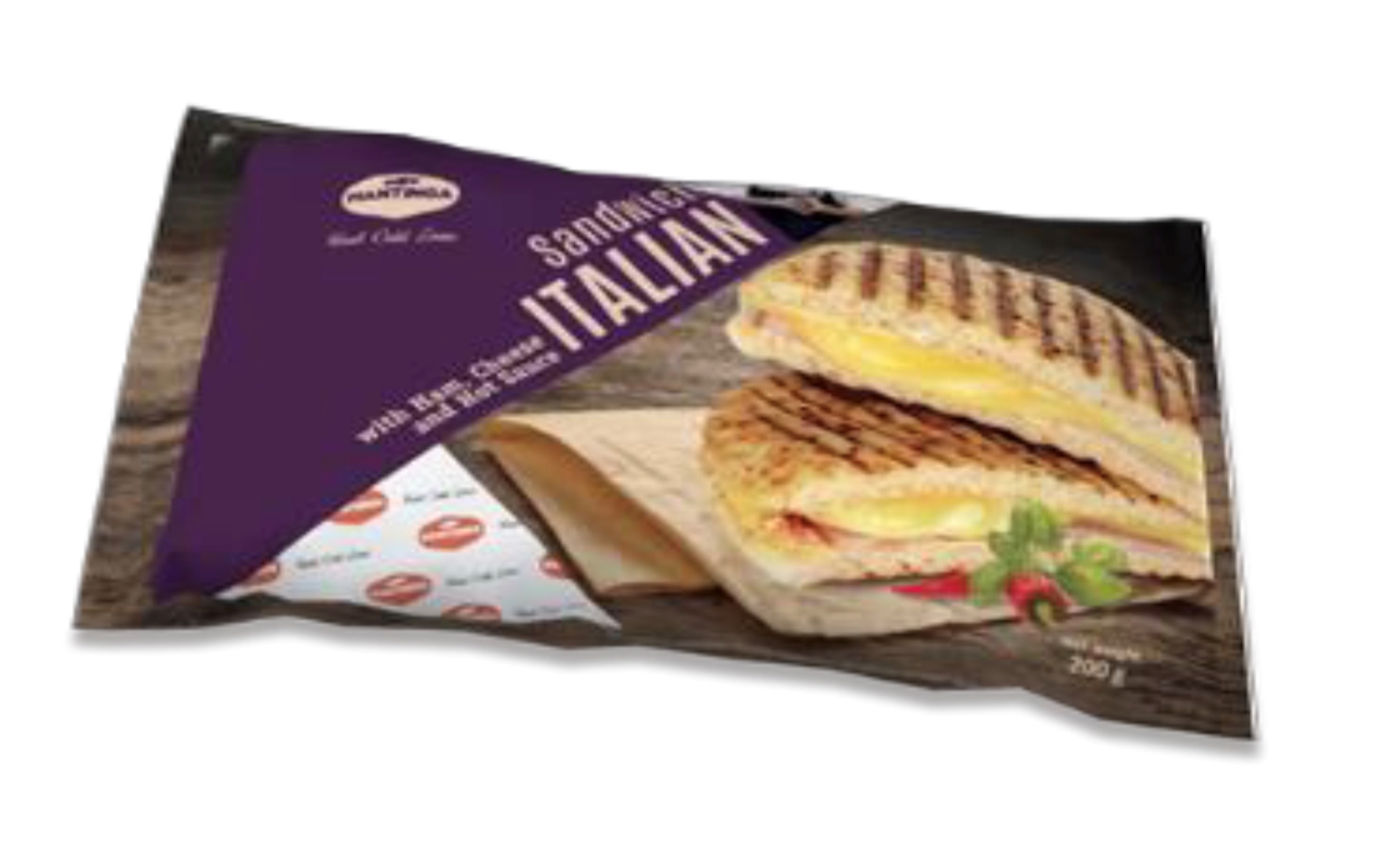 MANTINGA - Italian Sandwich with Ham, Cheese and Hot Sauce, 200g (box ...