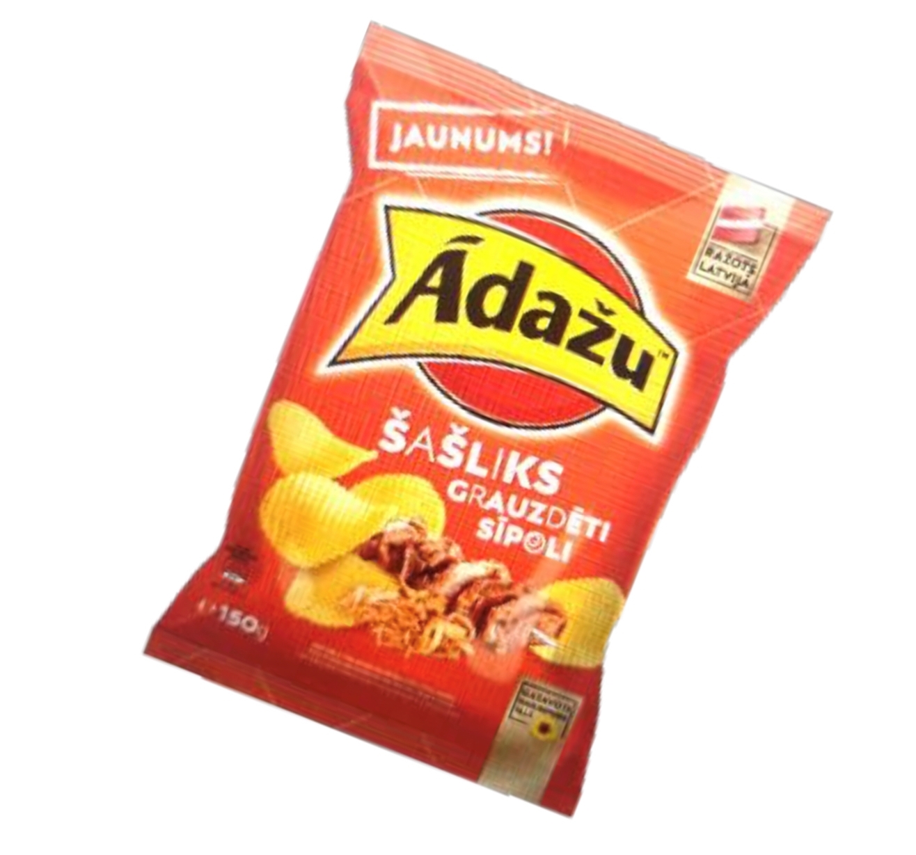 ADAZU - Chips shashlik and roasted onions flavour, 150g (Box*18). Jolly ...