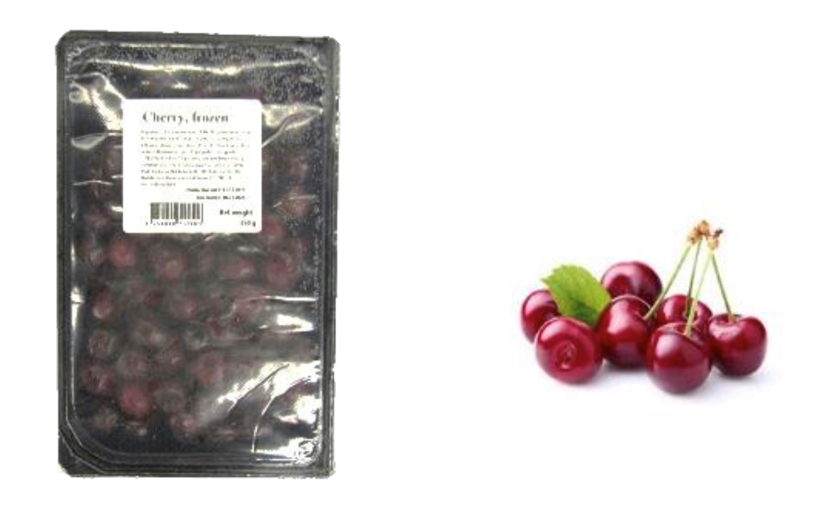 Kimss un Ko - Frozen Pitted Cherries, 350g (box*16). Jolly Grocer