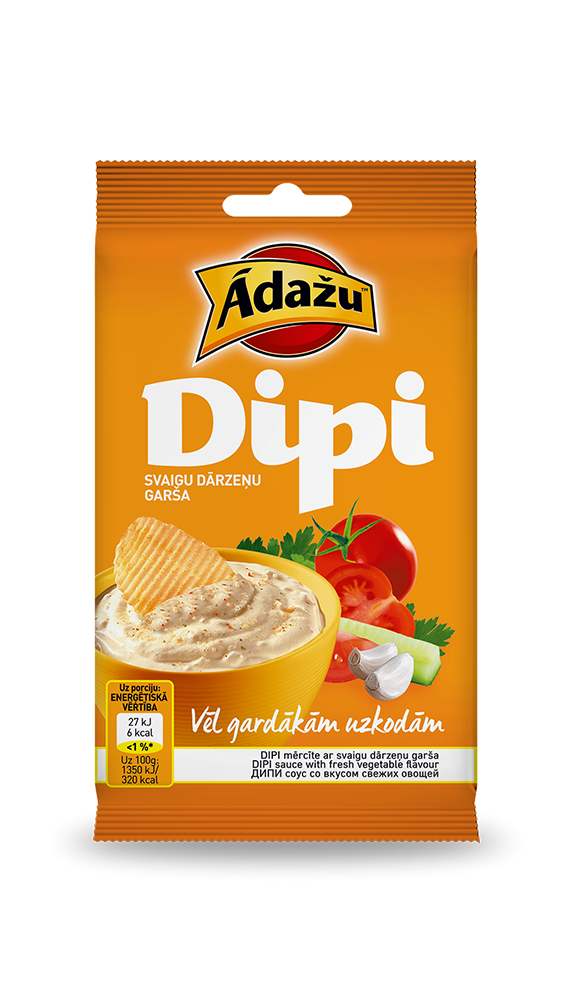 ADAZU - Dipi sauce Vegetable, 14g (box*20). Jolly Grocer
