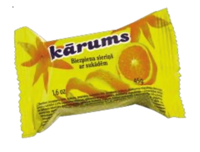 KARUMS - Glazed Curd Cheese Bar with Succades, 45g (box*40). Jolly Grocer
