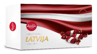 LAIMA - Chocolate sweets "Latvija", 270g (box*8). Jolly Grocer