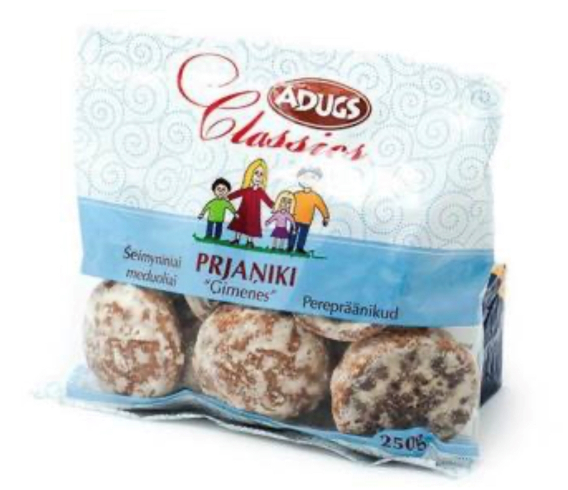 ADUGS - Gingerbread "Family", 250g (box*18). Jolly Grocer