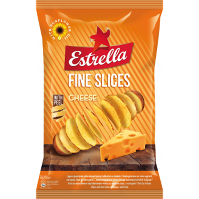Estrella - Chips Cheese flavour 130g (box*20). Jolly Grocer