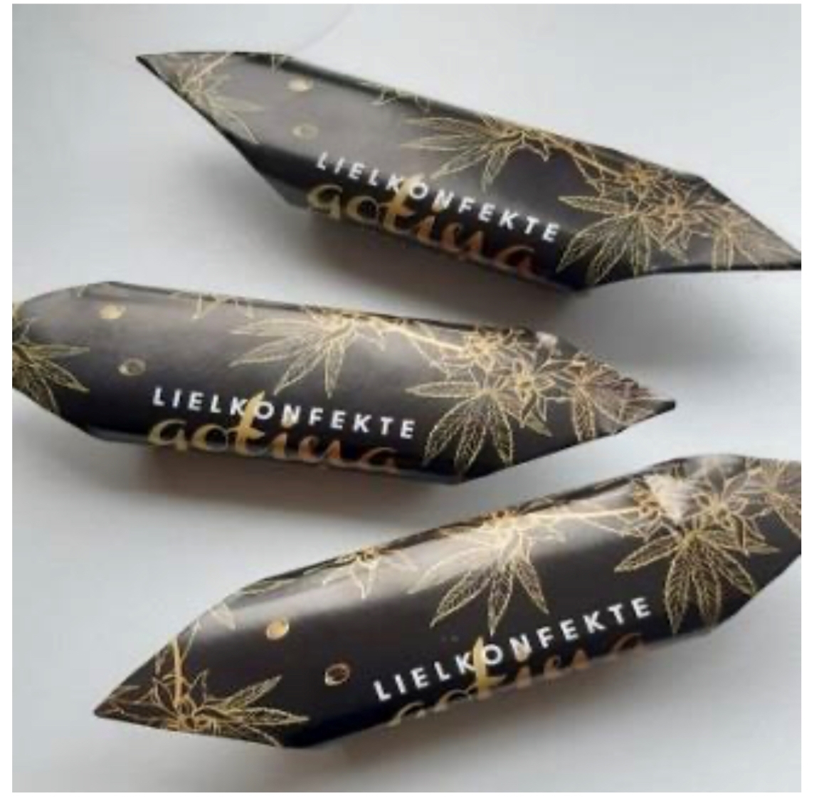 SALDUS PARTIKAS KOMBINATS - Big Milk candy "Gotiņa" with balck cannabis ...