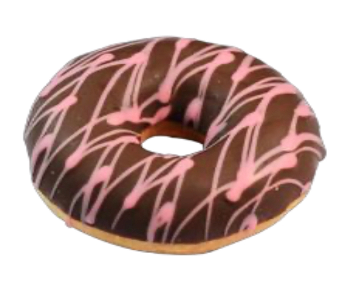 MANTINGA - DONUT with Raspberry filling 75g (box*6) £/pcs. Jolly Grocer