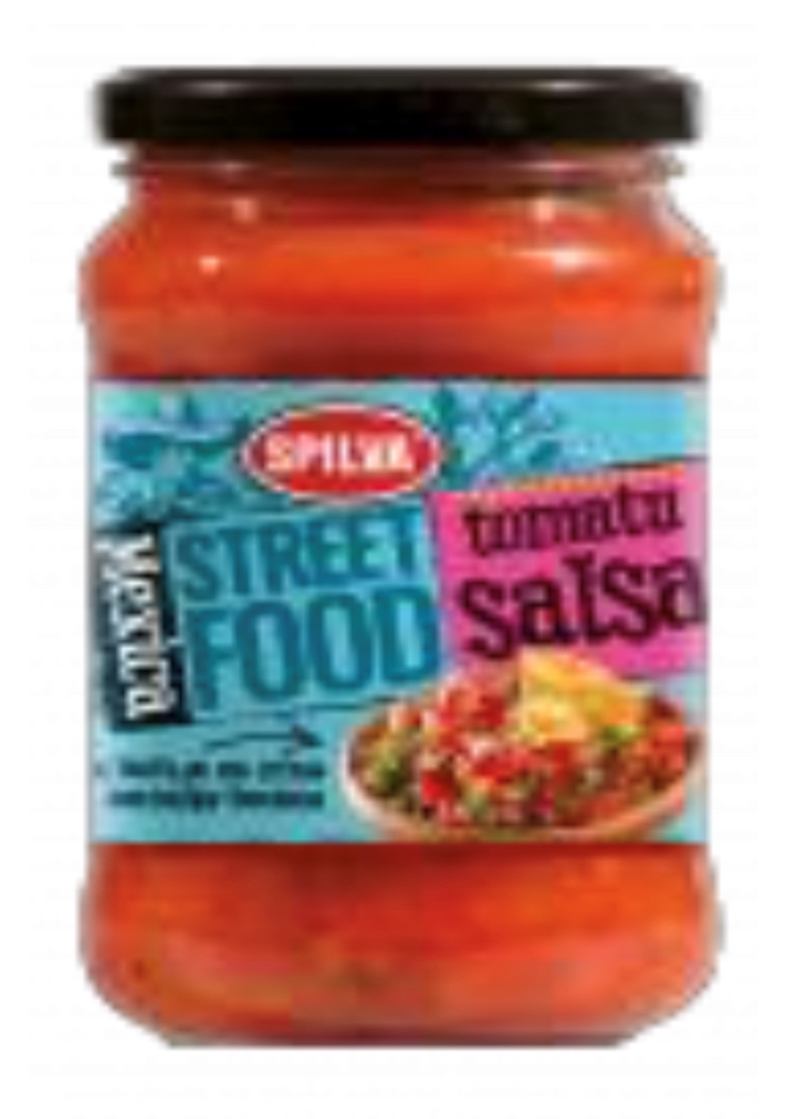 SPILVA - Spilva Mexica Street Food Tomato Salsa 370g (box*6). Jolly Grocer