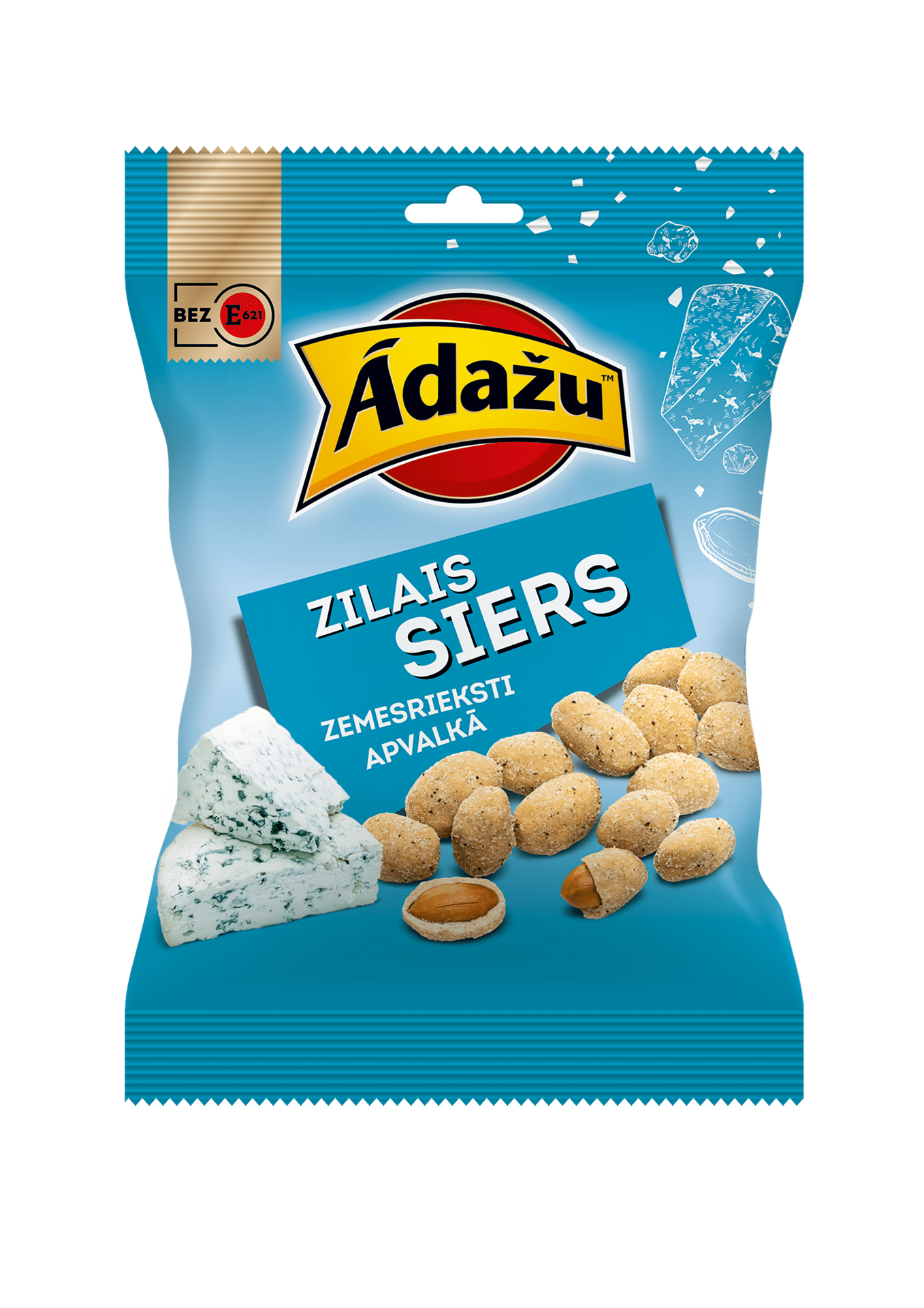 ADAZU - Coated peanuts with blue cheese flavour, 140g (box*11). Jolly ...