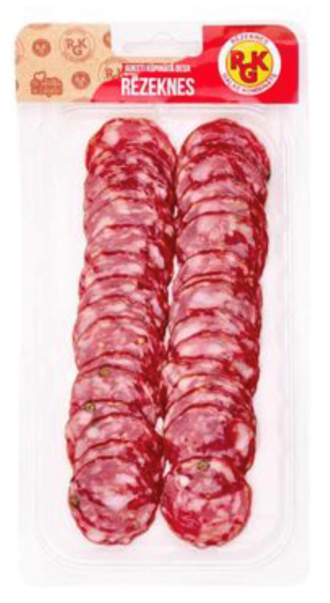 RGK - Dried salami Rezeknes slices, 100g £/pcs. Jolly Grocer