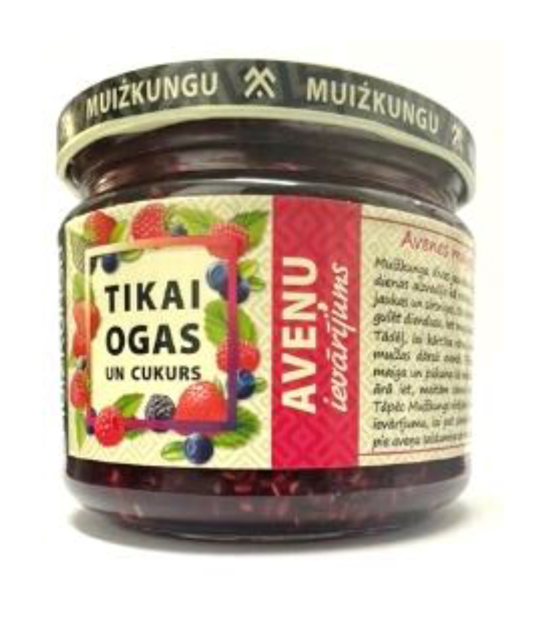 LEVERSA - Muizkungu Raspberry jam 350g (box*8). Jolly Grocer